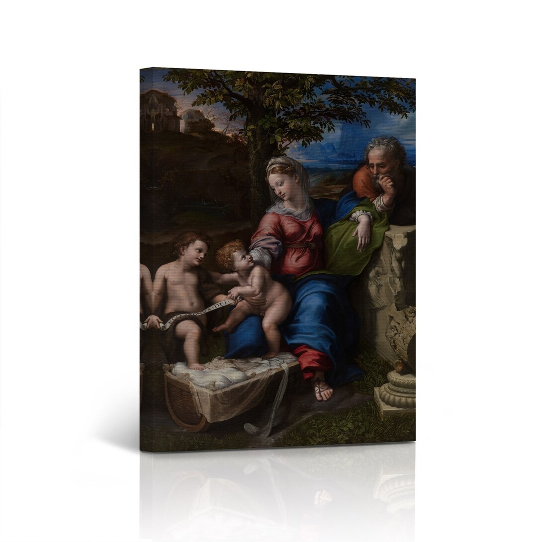 The Holy Family With Raphael, Tobias and Saint Jerome Raphael Famous ...