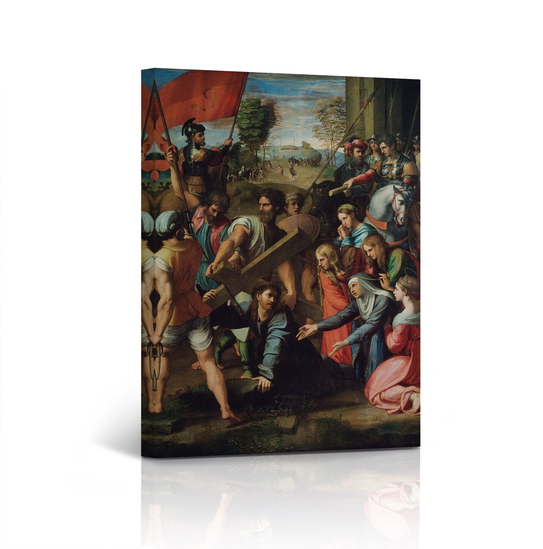 St. Michael Slaying the Devil by Raphael Art Famous Reproduction Canvas ...