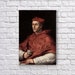 Portrait of Cardinal Bibbiena by Raphael Art Famous Reproduction Canvas ...