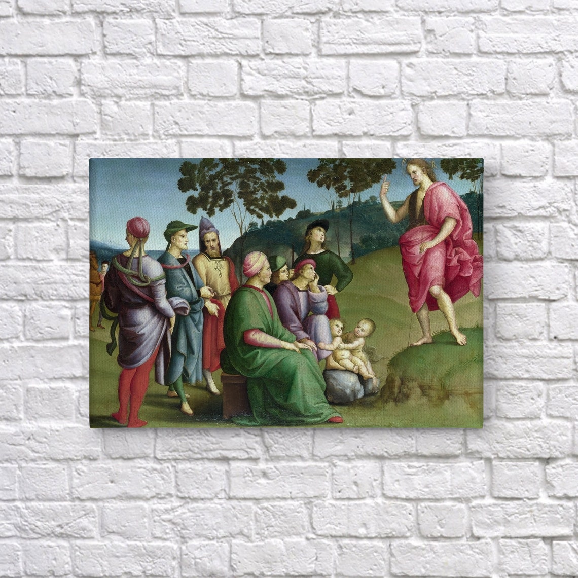 Saint John the Baptist Preaching by Raphael Art Famous - Etsy