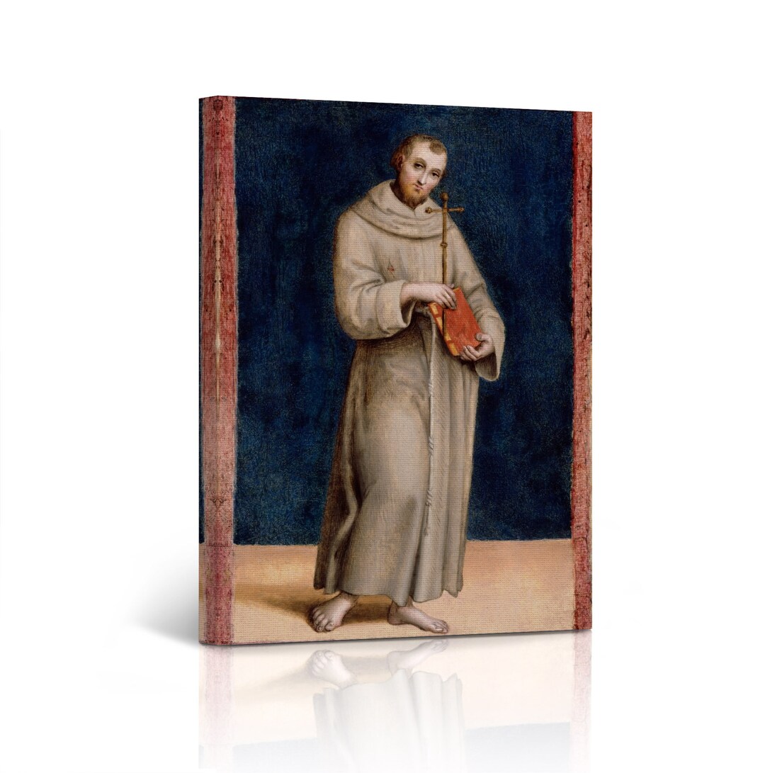 Saint Francis of Assisi by Raphael Art Famous Reproduction Canvas Wall ...