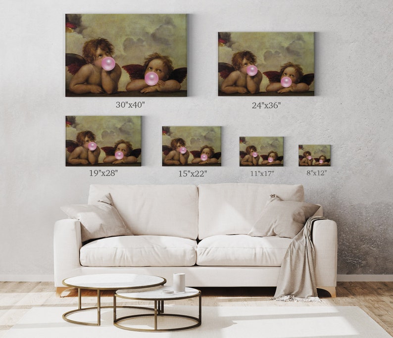 Raphael's Masterpiece the Sistine Madonna Detail Putti - Etsy