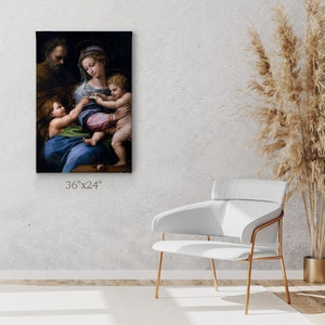 The Holy Family With a Lamb by Raphael Art Famous Reproduction - Etsy