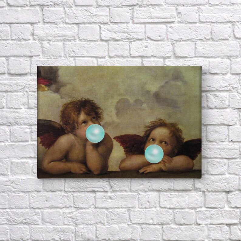 Raphael's Masterpiece the Sistine Madonna Detail Putti - Etsy