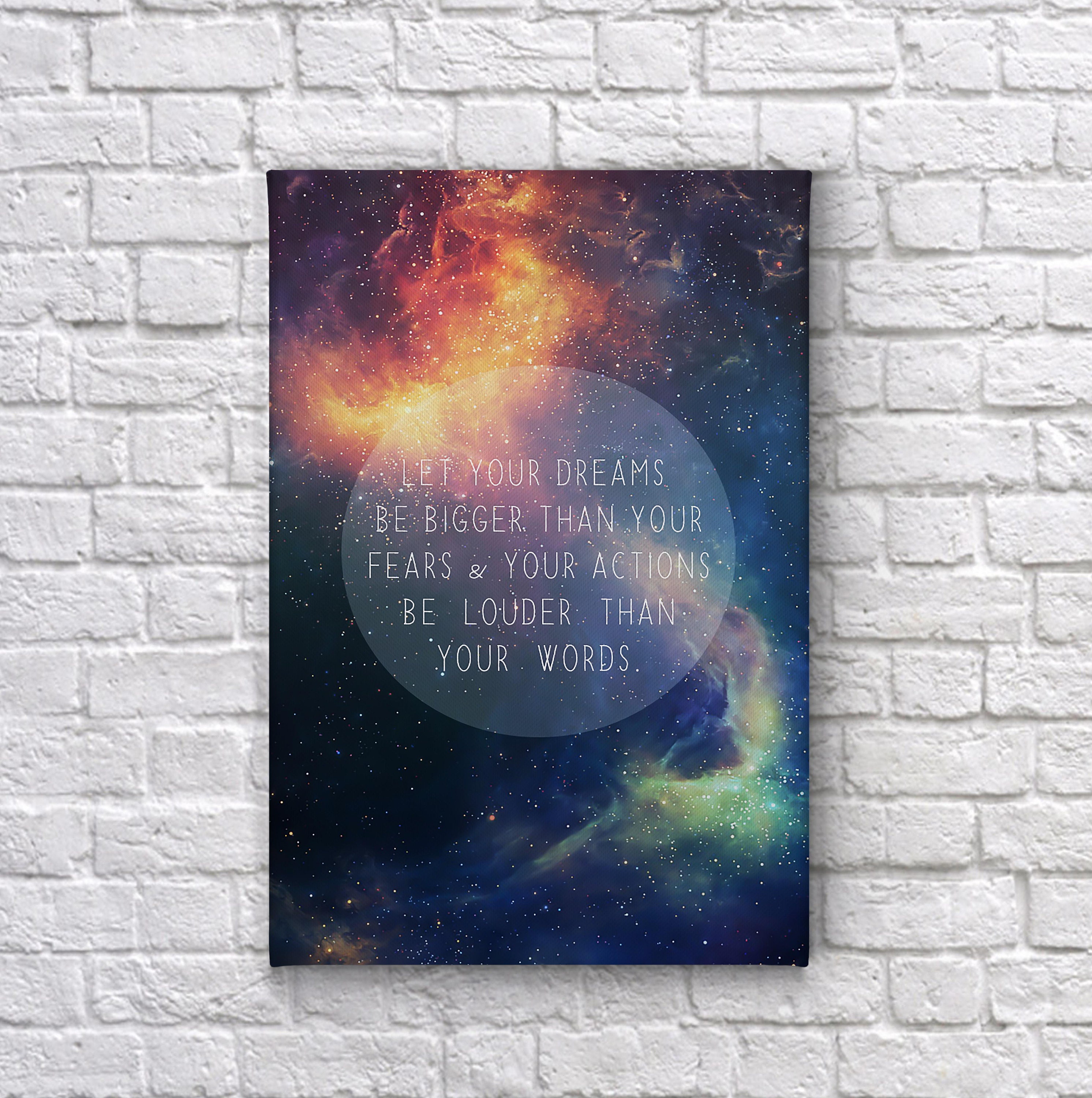 Let Your Dreams Be Bigger Than Your Fears and Your Actions - Etsy