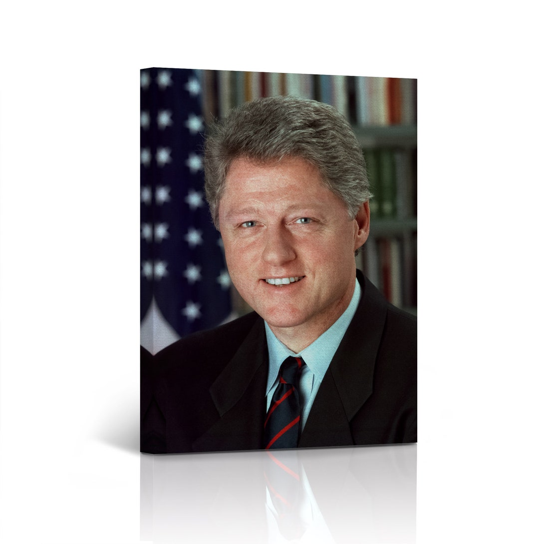 42nd President of the United States of America Portrait of William Bill ...