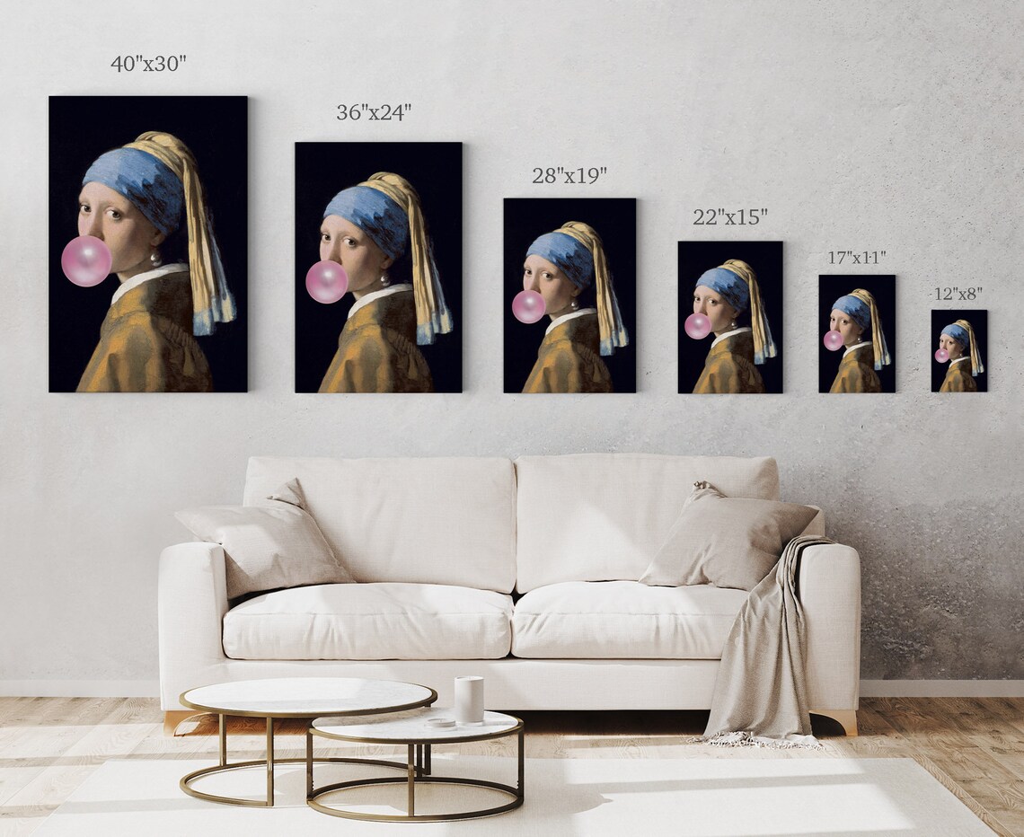 Johannes Vermeer's Masterpiece Girl With a Pearl Earring - Etsy