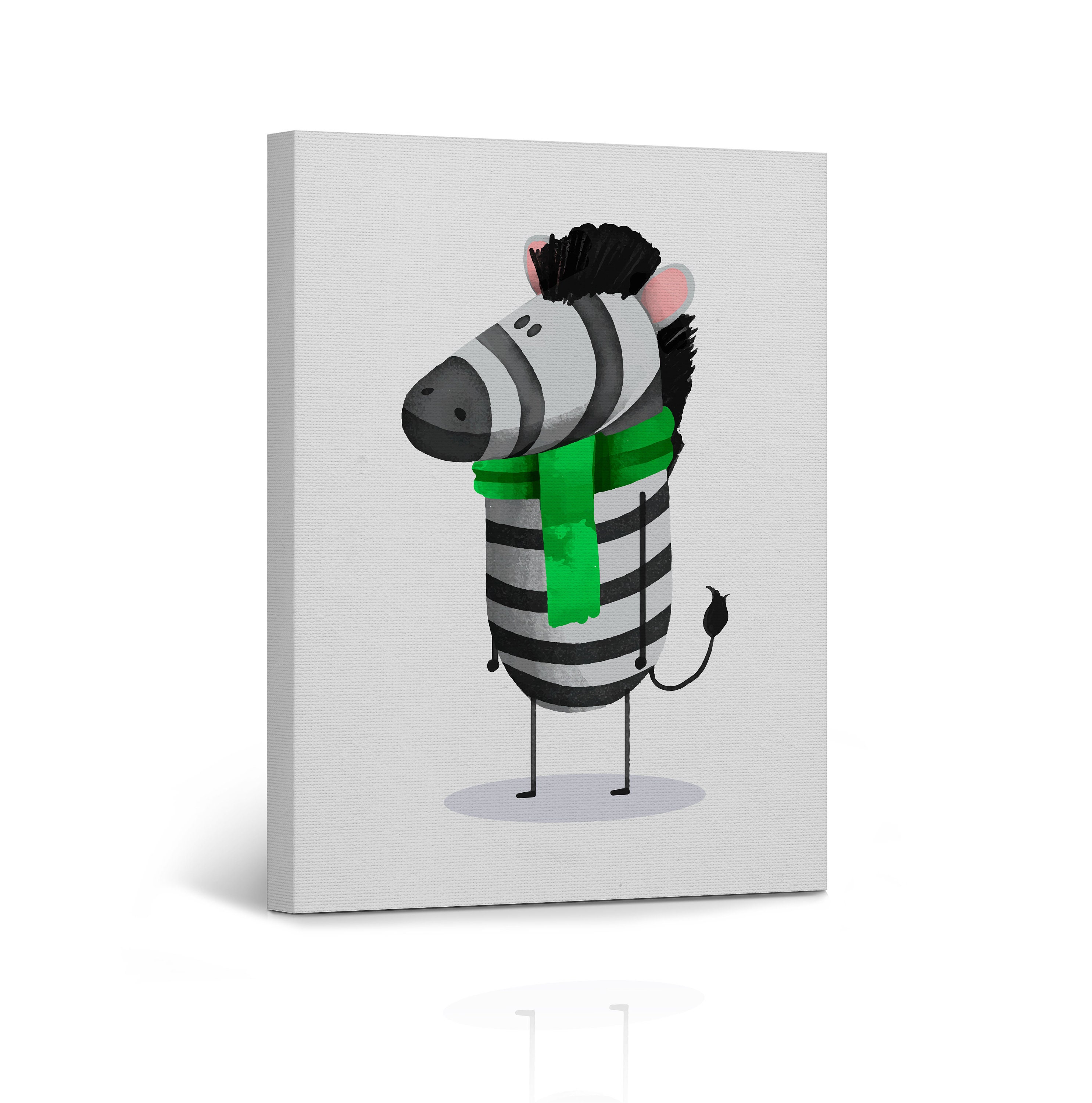 Elephant Hippo Zebra Animals Wall Art Nursery Decor 3 Panel | Etsy