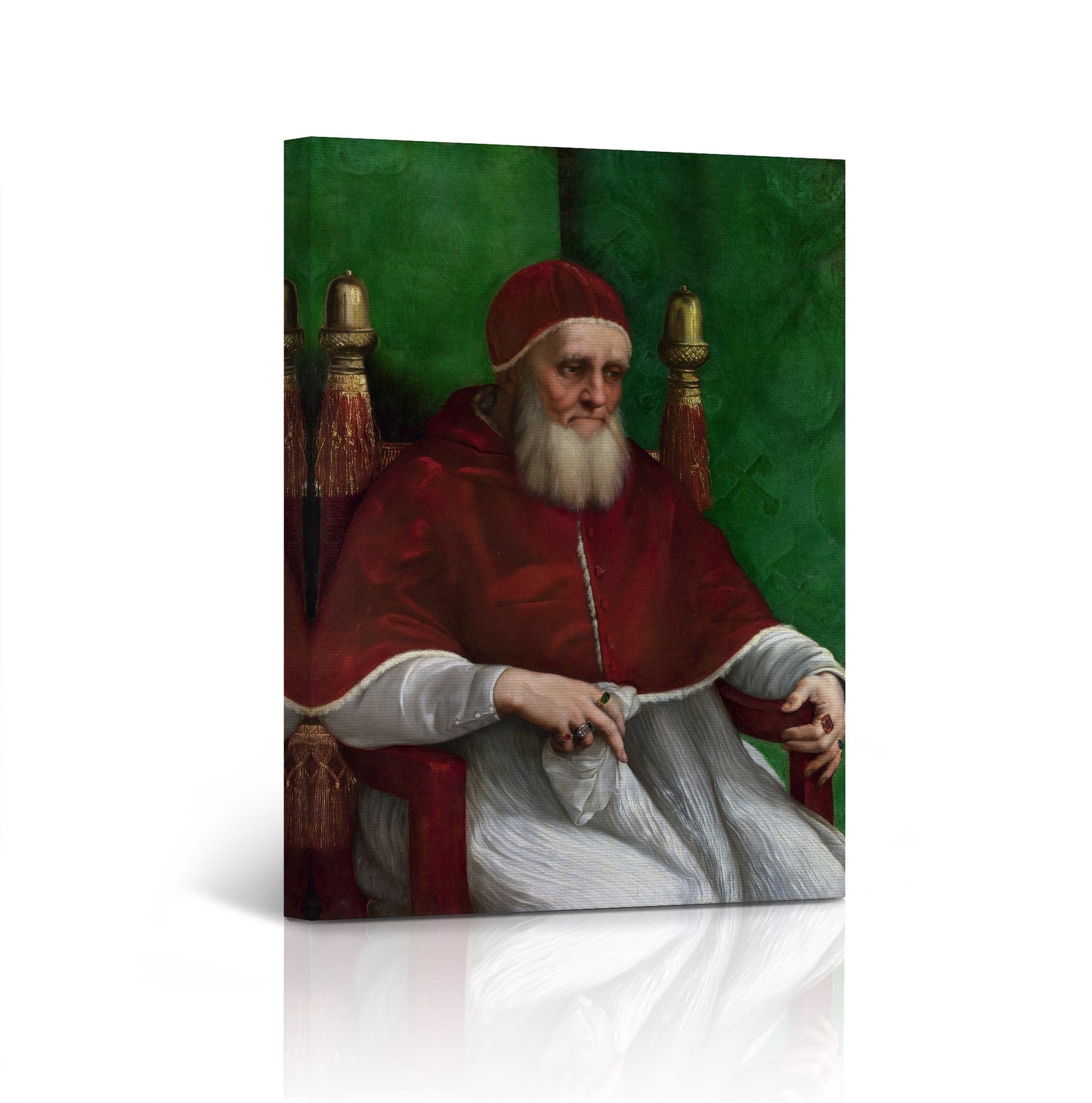 Pope Julius II Portrait by Raphael Art Famous Reproduction - Etsy