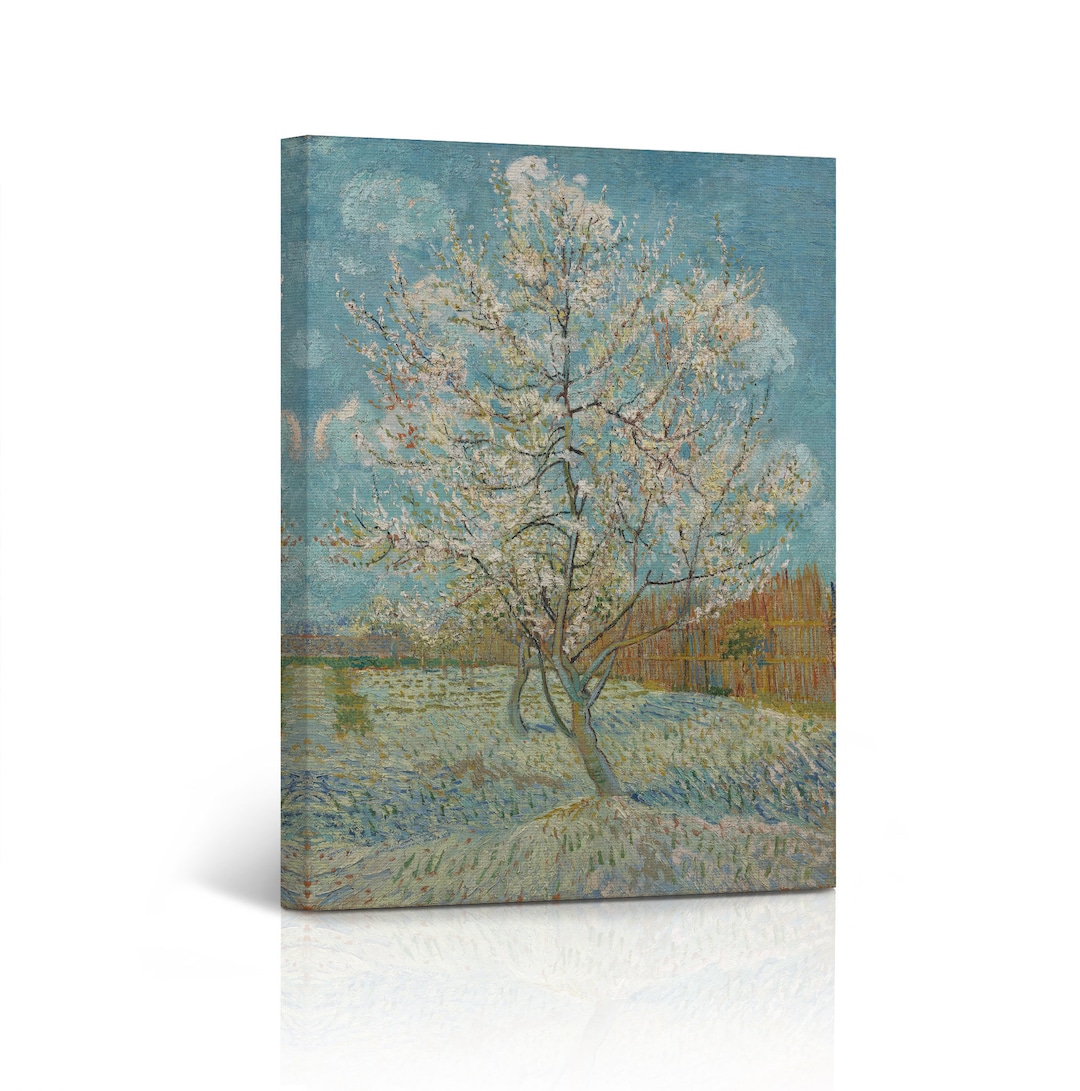 The Pink Peach Tree by Vincent Van Gogh Canvas Wall Art Print ...