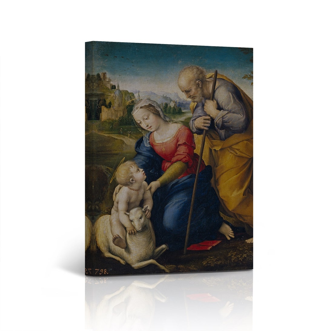 Madonna of the Goldfinch by Raphael Art Famous Tempera - Etsy