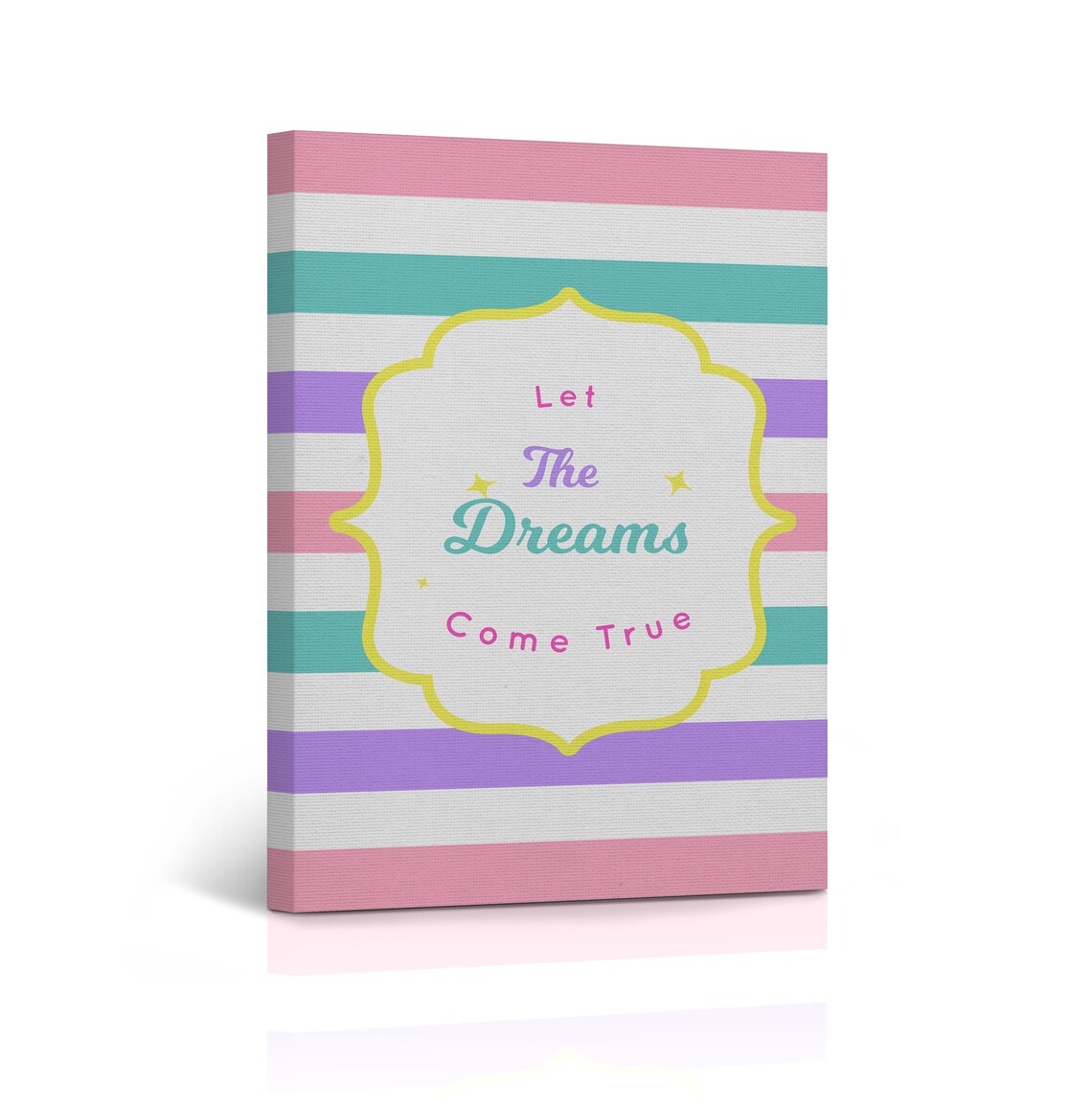 Beautiful Unicorn Motivational Wall Art Nursery Decor 2 Panel | Etsy