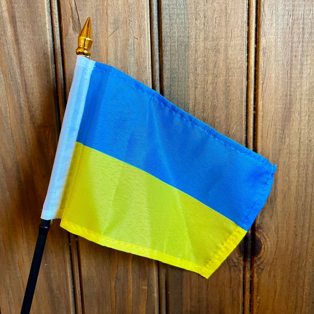 Miniature Ukrainian Flag. A Portion of the Proceeds From This Sale Will ...