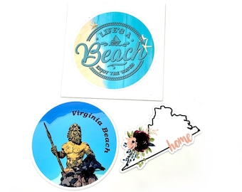 Virginia Beach Sticker - Etsy