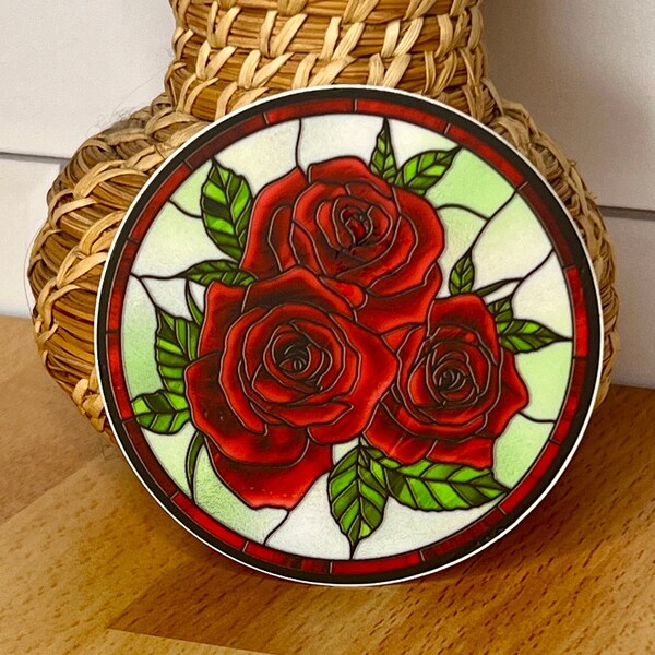 Stained Glass Car Decal - Etsy