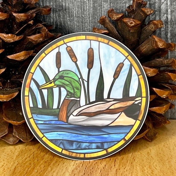 Mallard Duck Stained Glass - Etsy