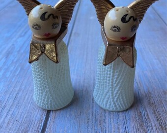 Angel Salt and Pepper Shakers Vintage, Collectible - Etsy