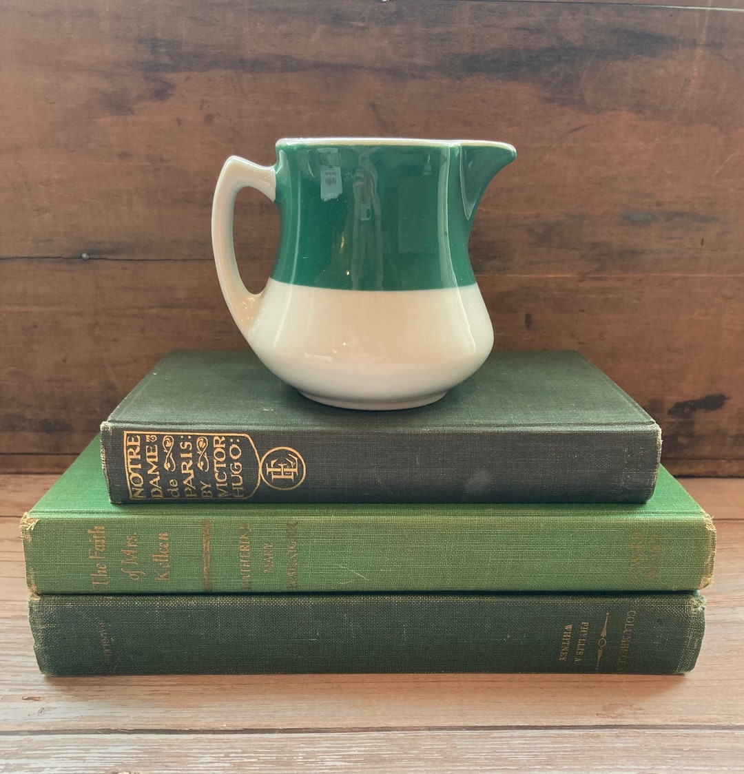 Vintage Green Jackson Restaurantware Creamer Vintage St.patricks Day ...