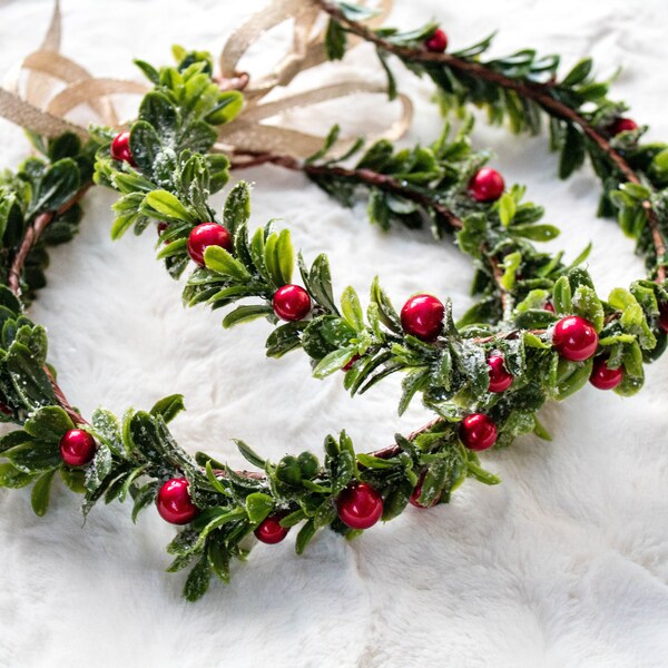 Christmas Flower Crown - Etsy