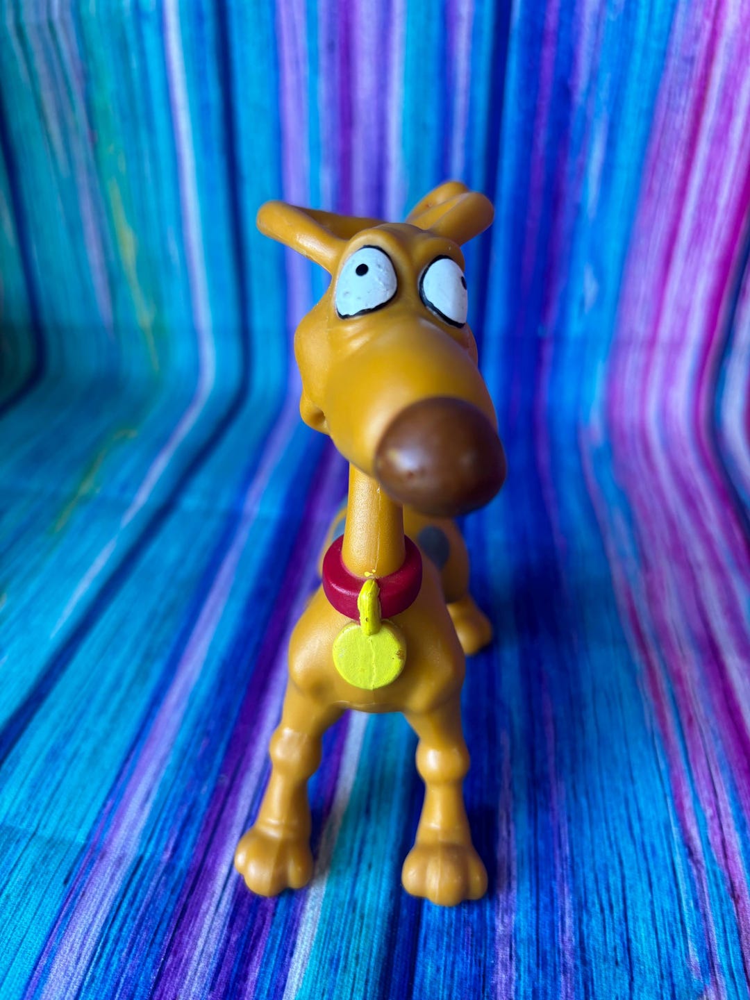 Vintage 1997 Rugrats Spike Puppy Dog Vinyl Action Figure Collectible ...