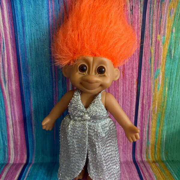 Orange Troll Doll - Etsy