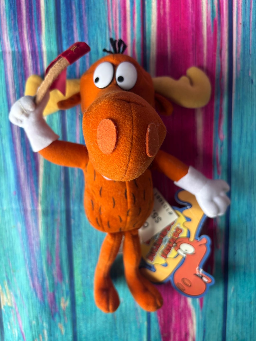 Vintage CVS Exclusive Bullwinkle and Friends J Moose Original Tags ...