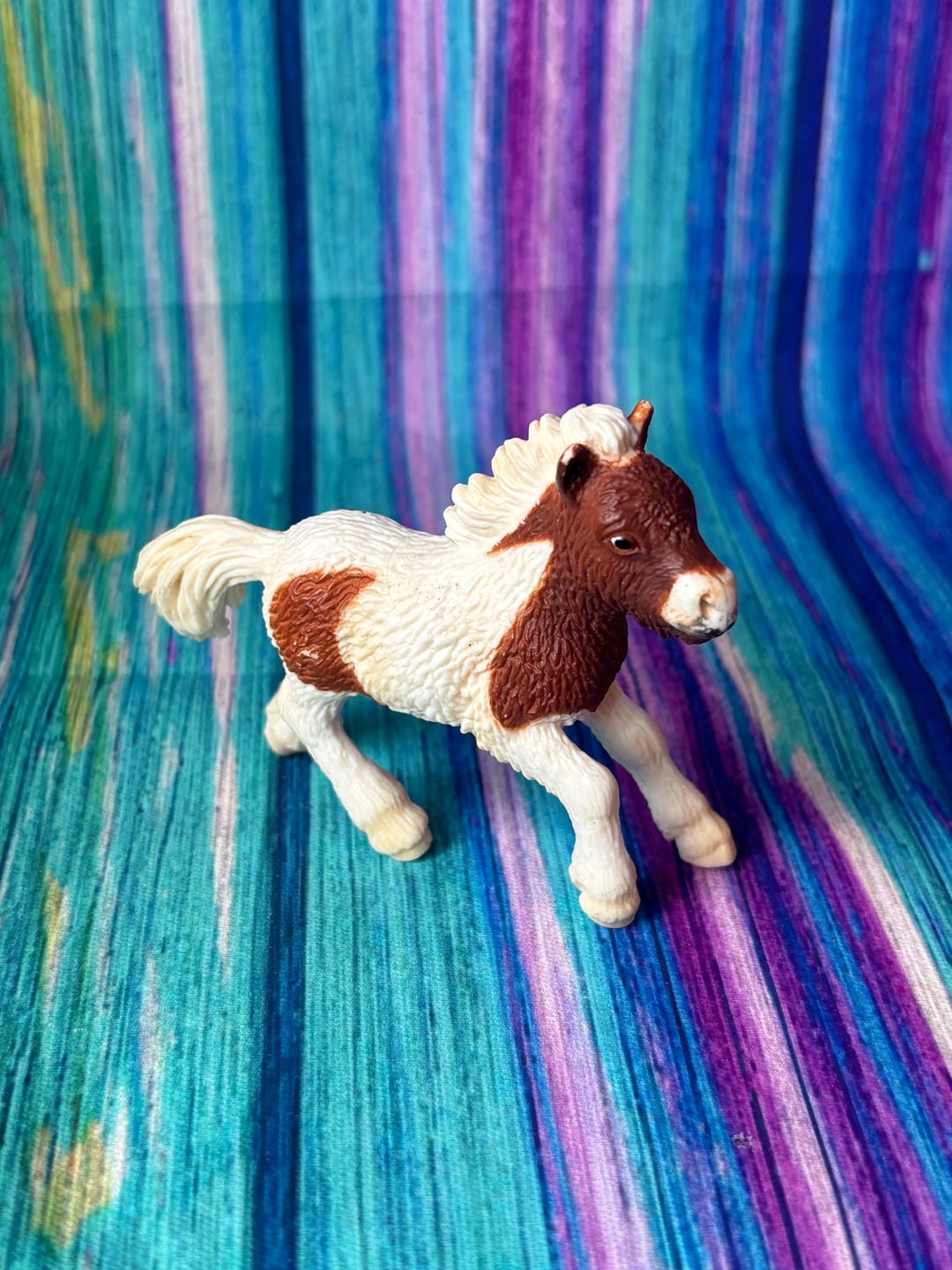 Vintage 2005 Schleich Shetland Pony Horse Retired Foal 13752 ...