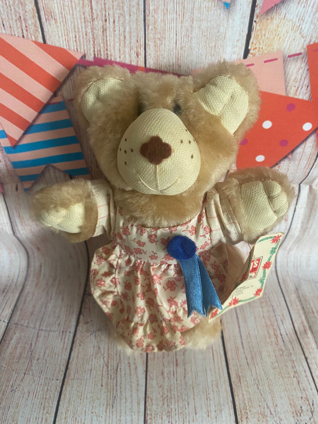 Vintage Retro 1986 Wendys Happy Meal Furskins Momma Bear Plushie ...