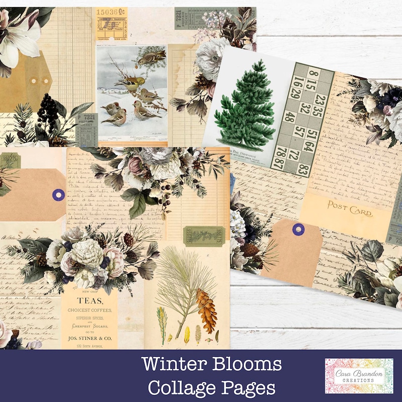 Winter collage - Etsy.de