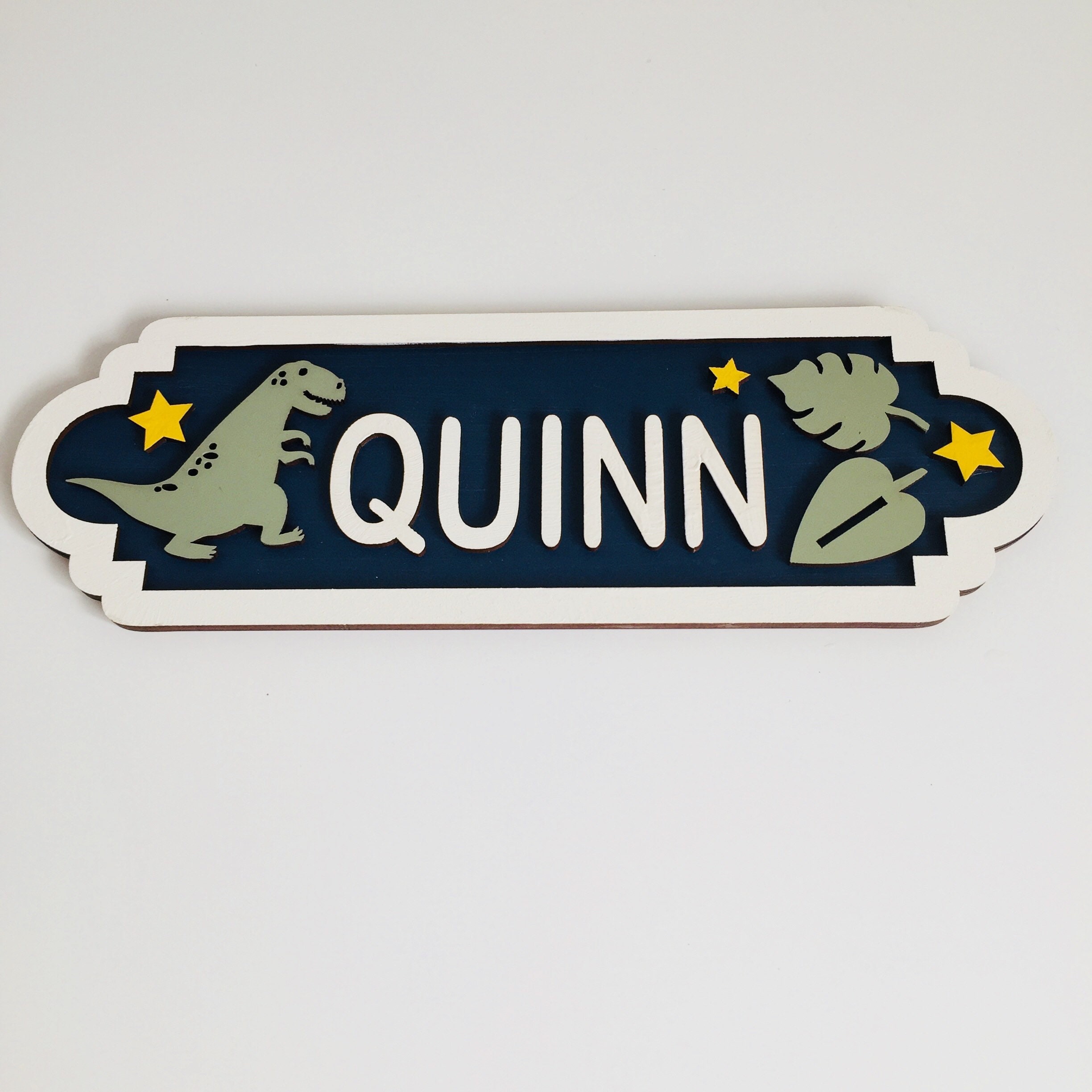 Dinosaur Street Sign Wooden Street Sign Dino Theme Gift | Etsy