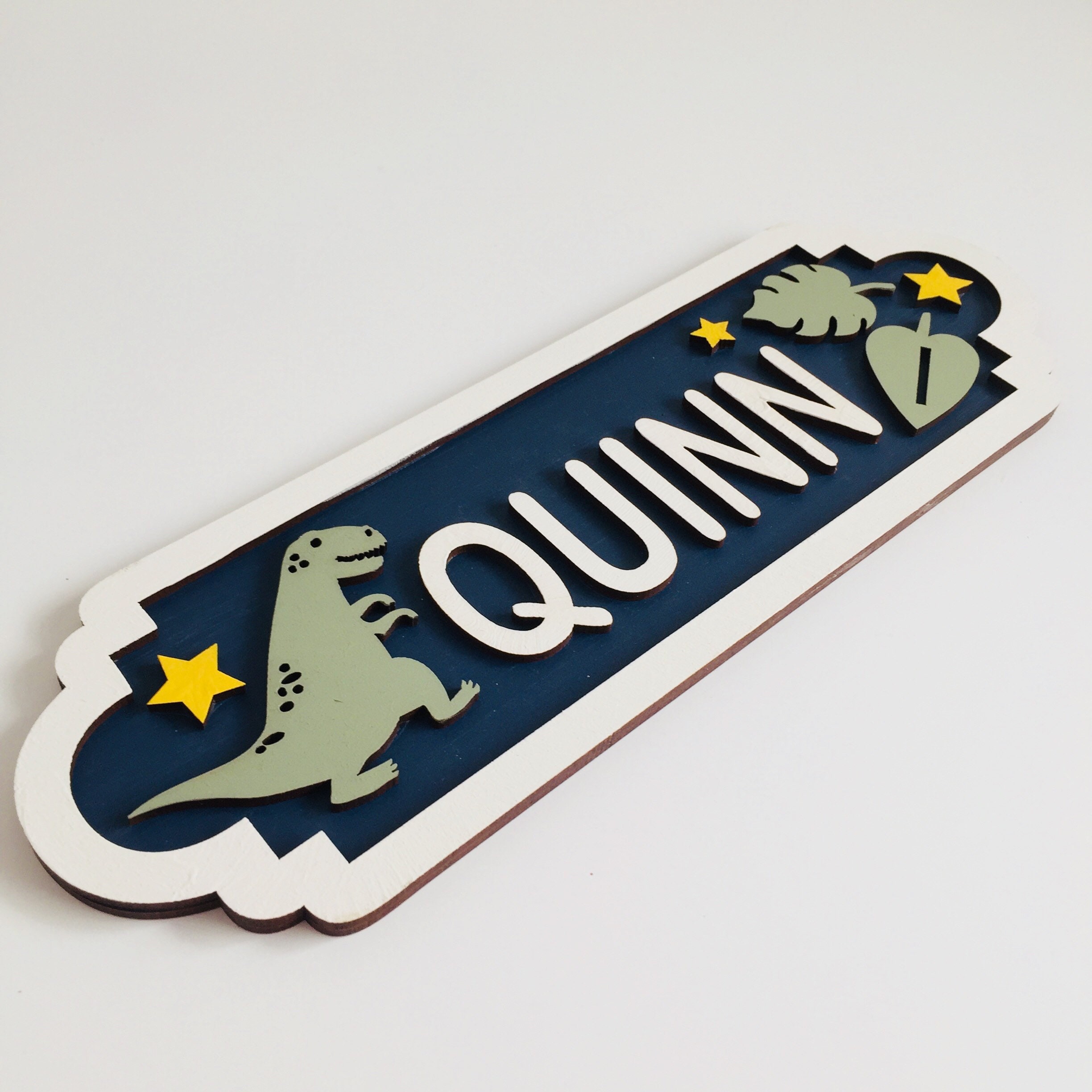 Dinosaur Street Sign Wooden Street Sign Dino Theme Gift | Etsy