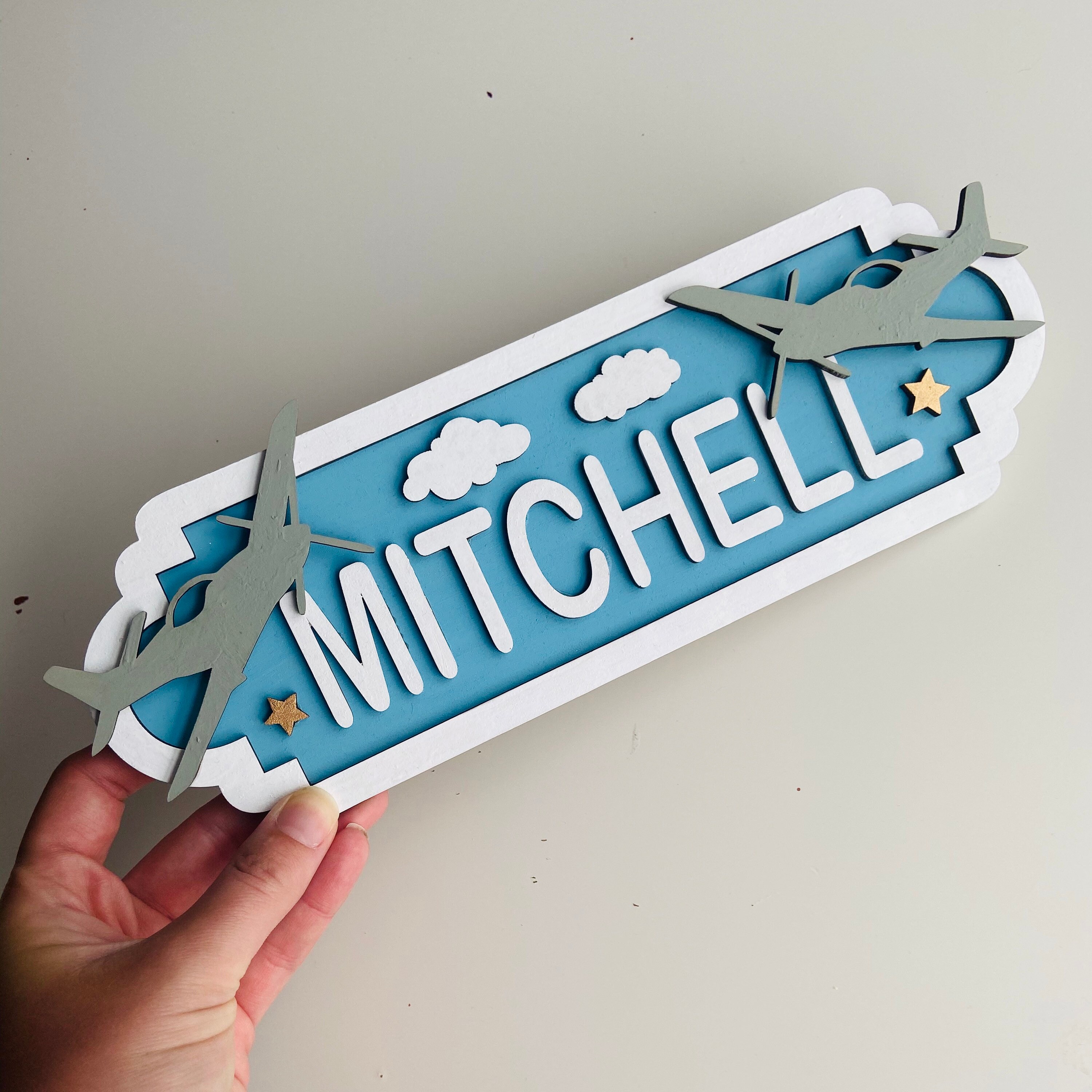 Planes Personalised Wooden Street Sign Army Planes Fighter - Etsy UK