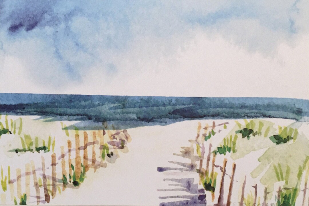 Beach - Prints and Cards - Delancey Place Beach Path, Ocean City, New ...