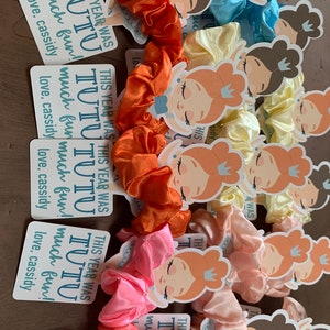 Ballerina Scrunchies Tutu Cards - Etsy