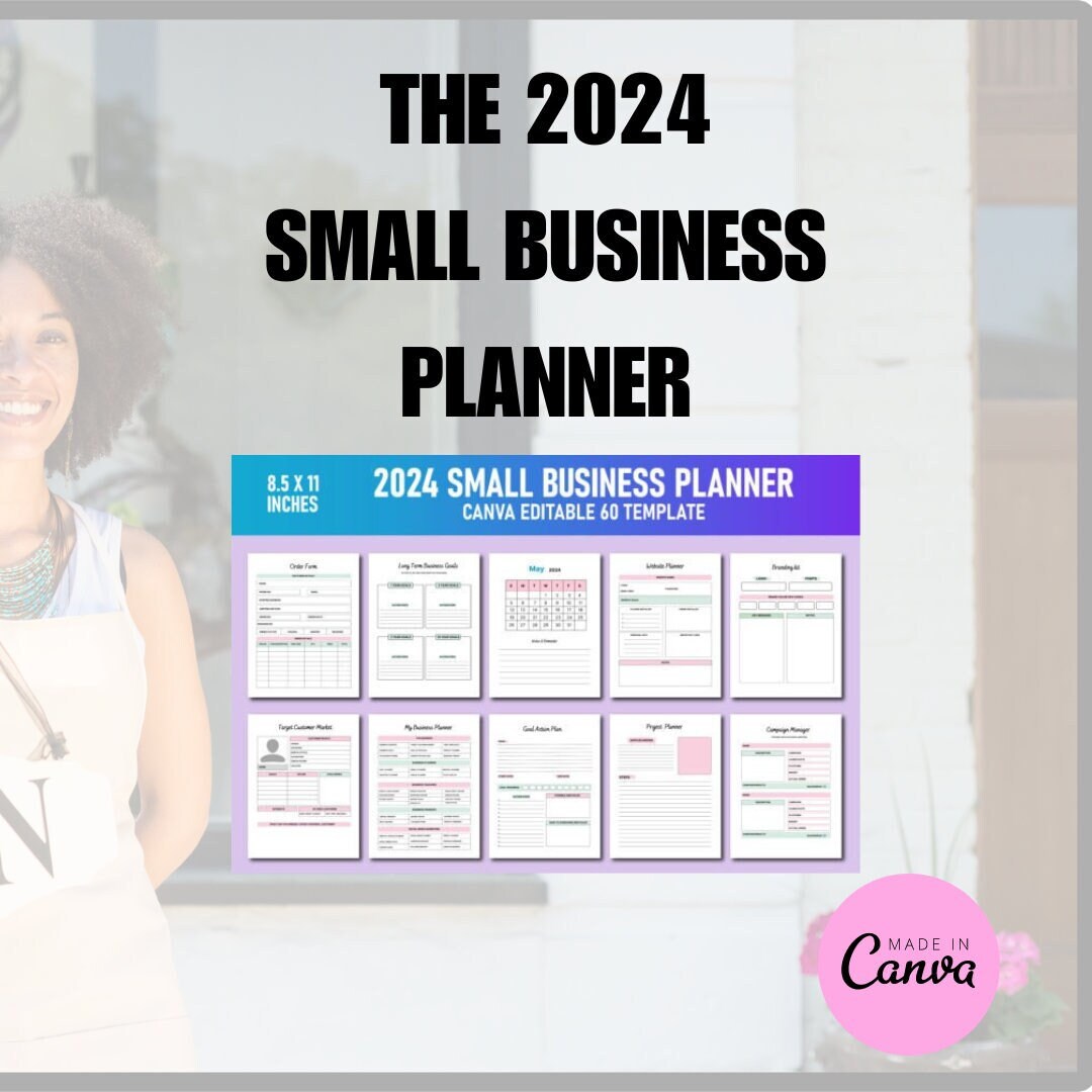 Small Business Planner, Editable Planner, Printable Planner, Business ...