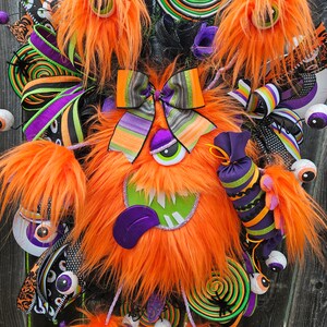 Three Eyed Susie Monster Wreath Made on Tiktok Live - Etsy