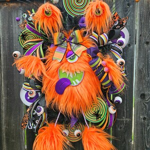 Three Eyed Susie Monster Wreath Made on Tiktok Live - Etsy