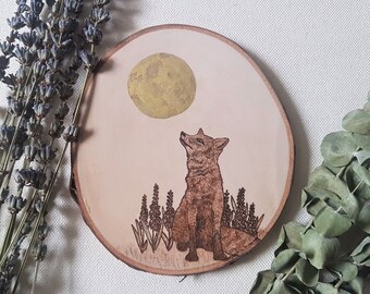 Wood Burning Fox - Etsy
