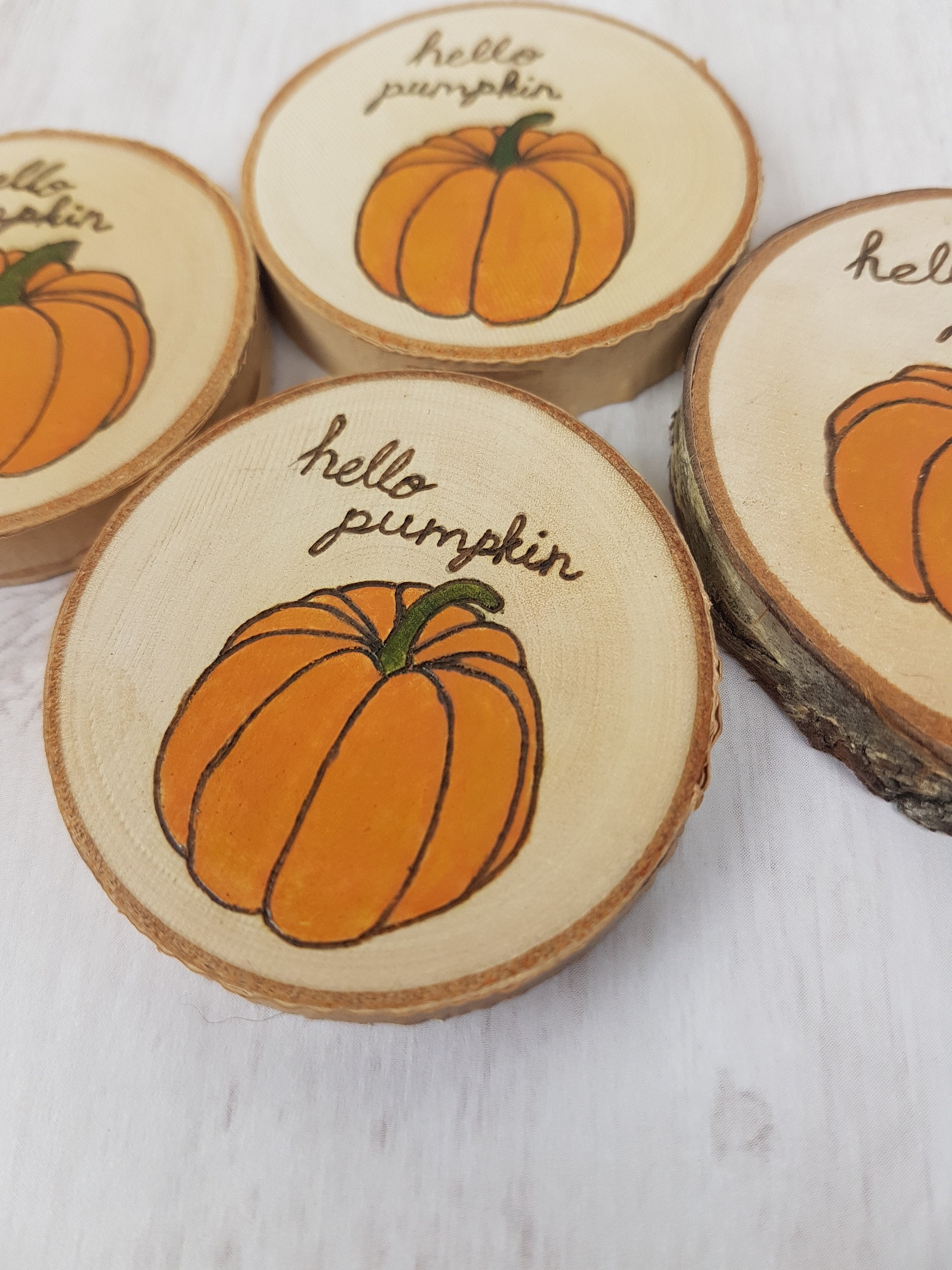 Pumpkin Magnet, Fall Kitchen Decor, Autumn Home Decor, Wood Magnet ...