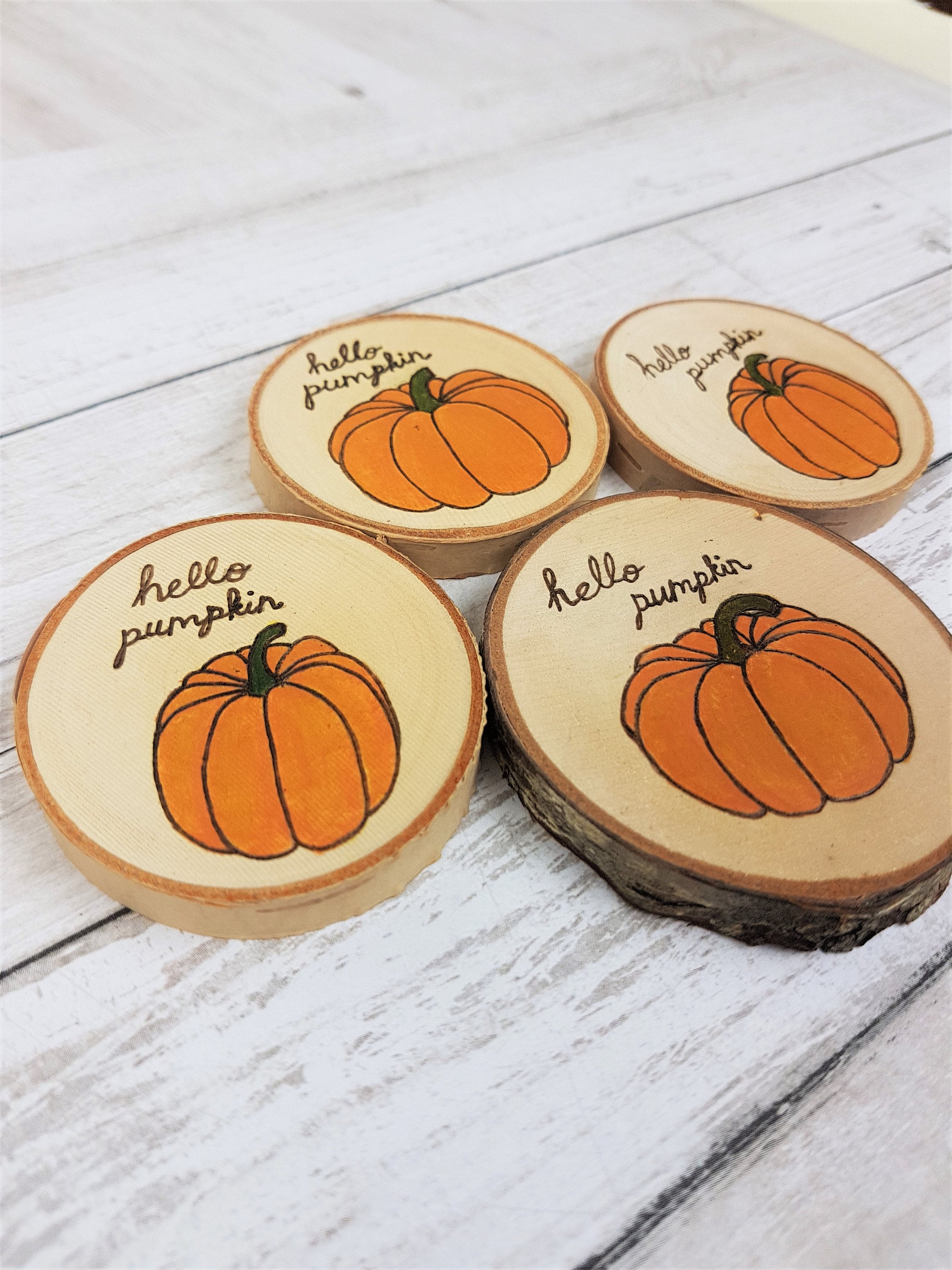 Pumpkin Magnet, Fall Kitchen Decor, Autumn Home Decor, Wood Magnet ...