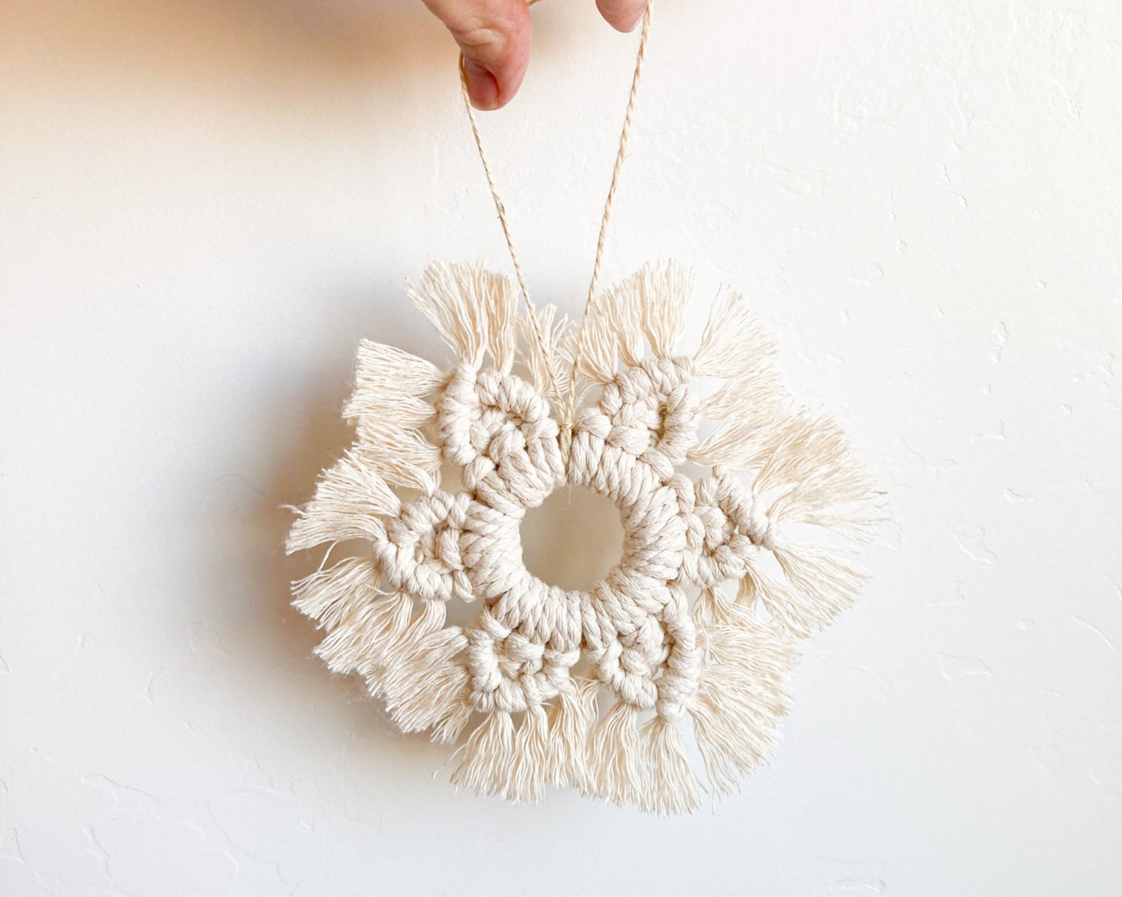 Natural Macrame Star DIY Craft Kit for Crafters Beginner - Etsy