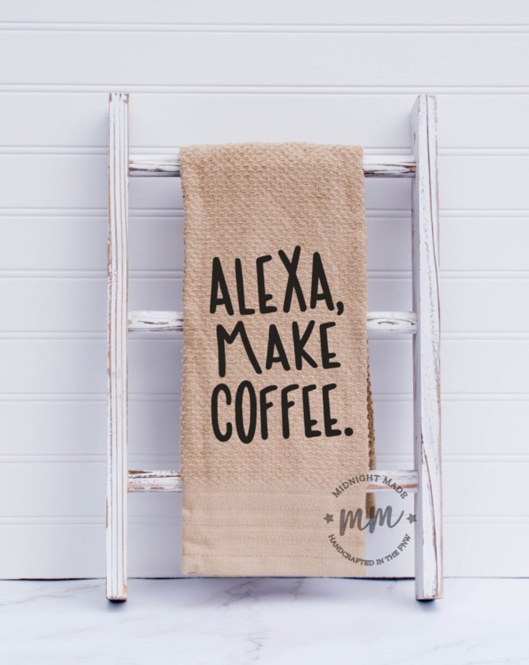 Alexa Make Coffee, Alexa Towel, Kitchen Towel, Funny Towel, Novelty ...