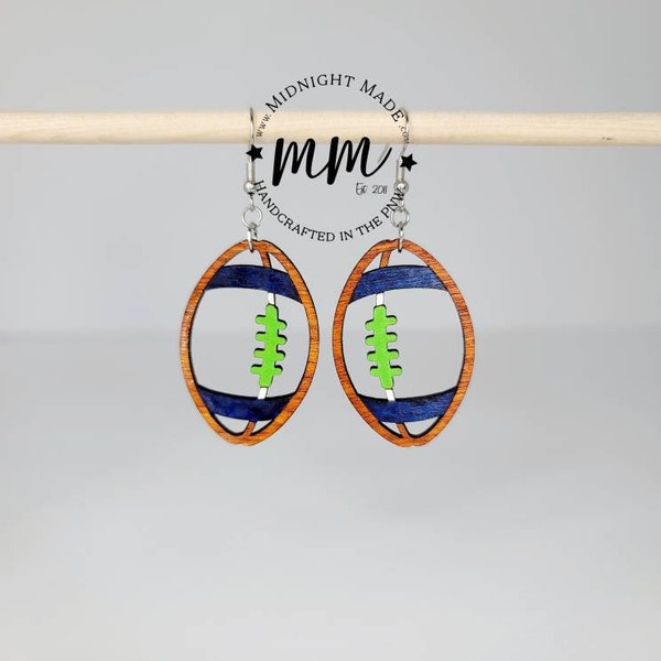 Seahawks Earrings - Etsy