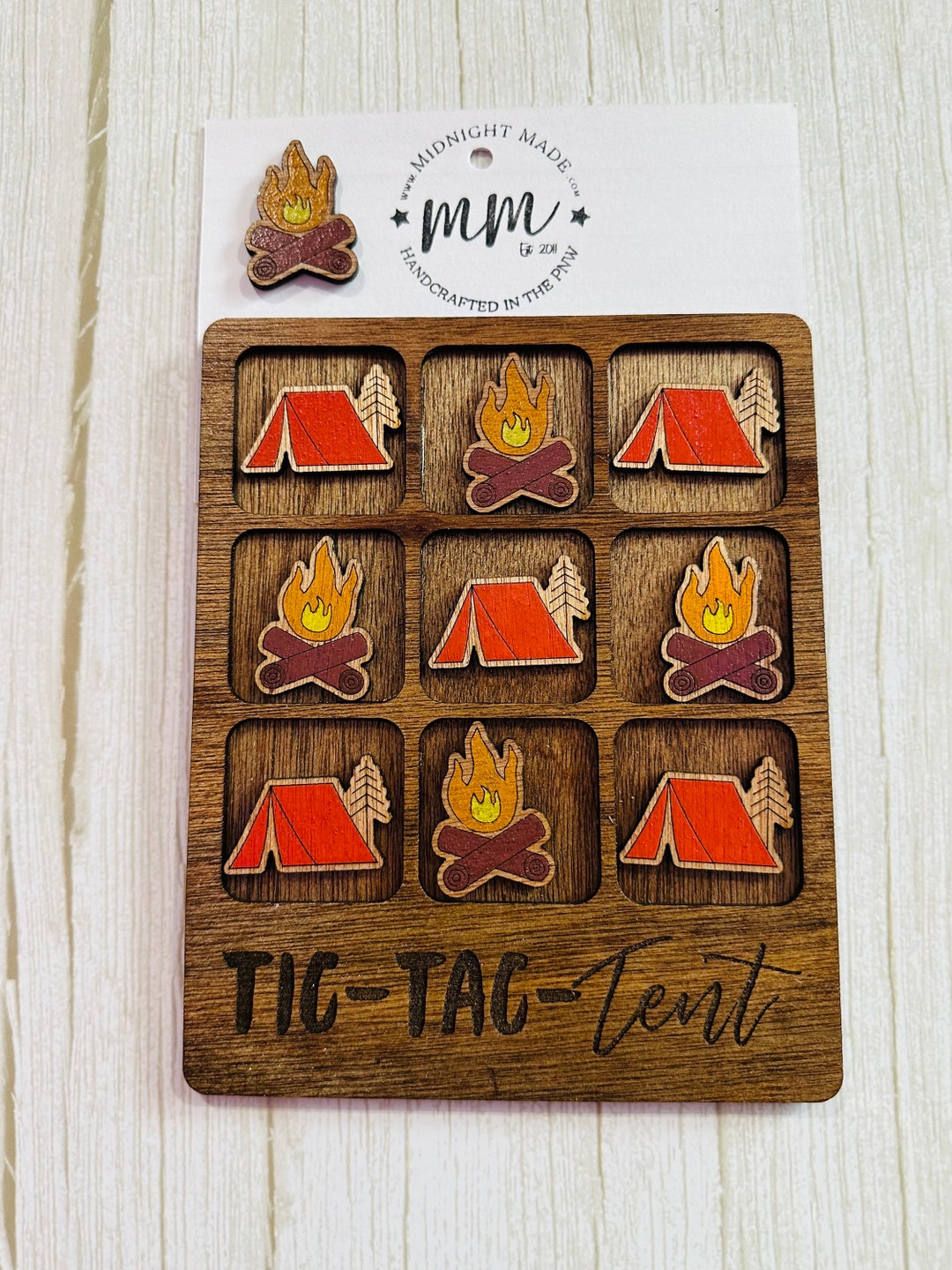 Tic Tac Toe. Tic Tac Tent. Custom Personalized Travel Camping Family ...