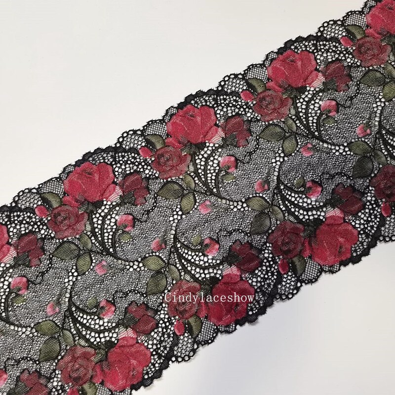 Red Lace Fabric - Etsy
