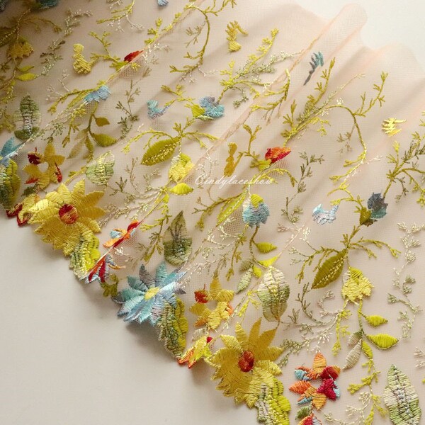 Yellow Lace - Etsy