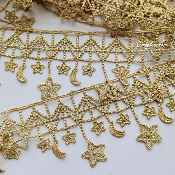 Moon and Stars Ribbon - Etsy