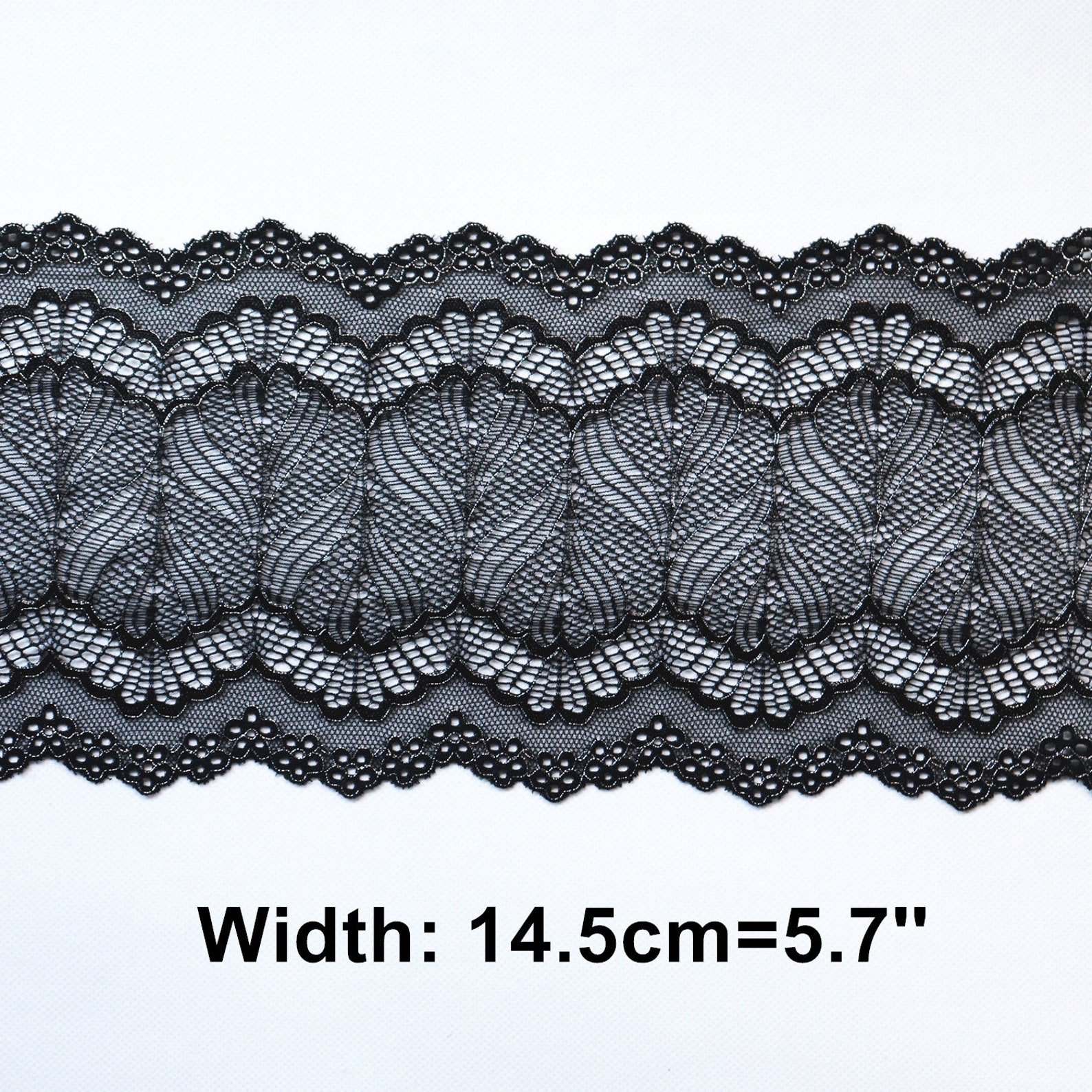 2yds Silver Thread Stretch Lace Trim Black Lingerie Bra Lace - Etsy