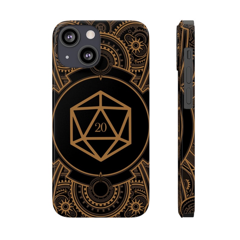 Steampunk D20 Dice Dungeons and Dragons Phone Cases Dnd Phone - Etsy