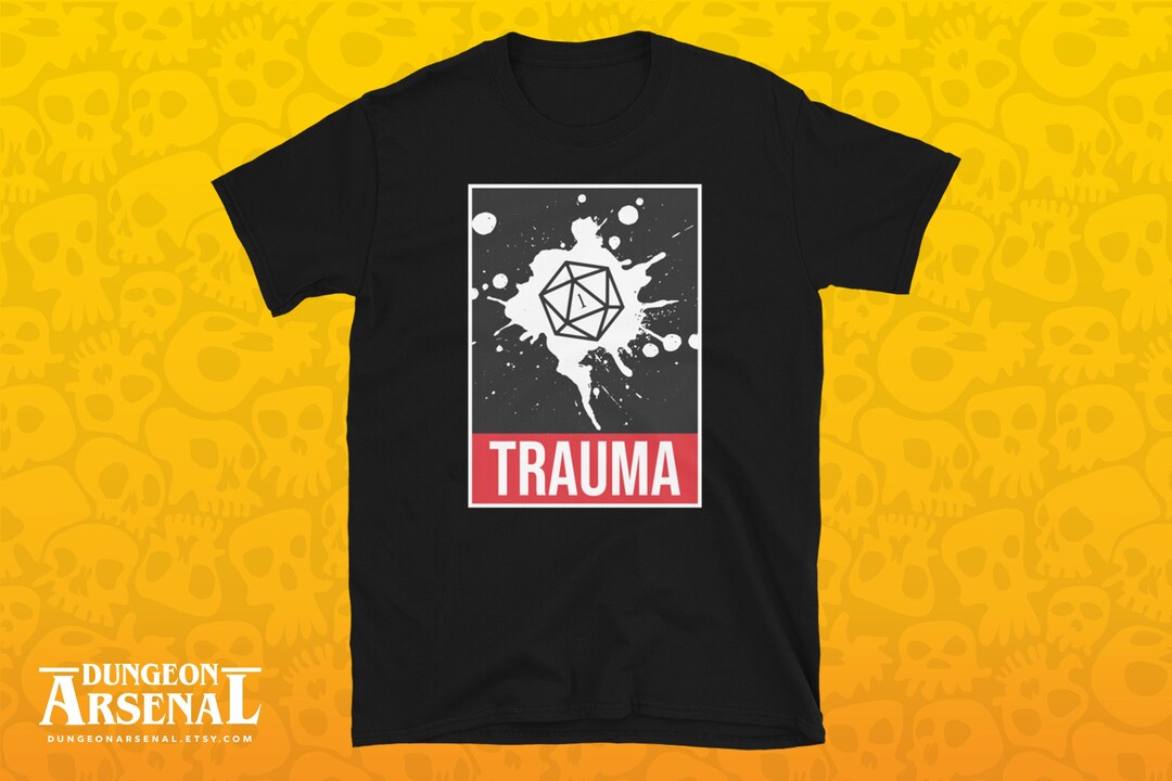 Critical Fail Trauma Funny Dungeons and Dragons Shirt Dnd T-shirt ...